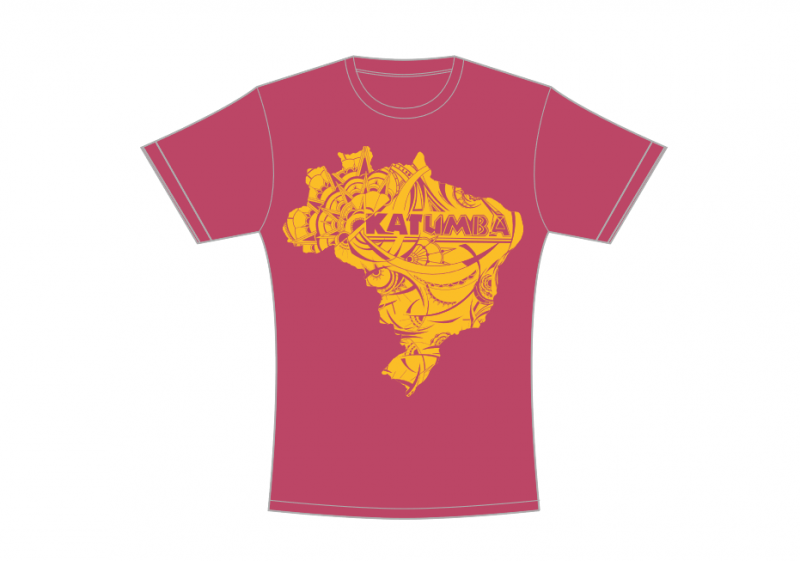Katumba Brazil T-Shirt: HOT PINK - Katumba
